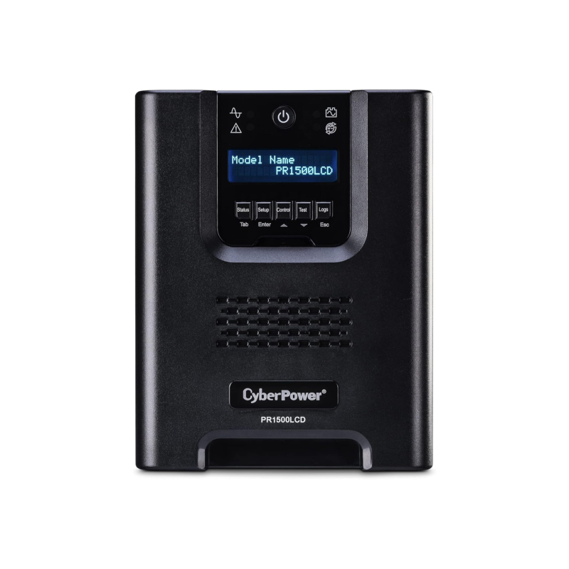 CyberPower PR1500LCD Smart App Sinewave UPS System, 1500VA/1500W, 8 Outlets, AVR, Mini-Tower ...